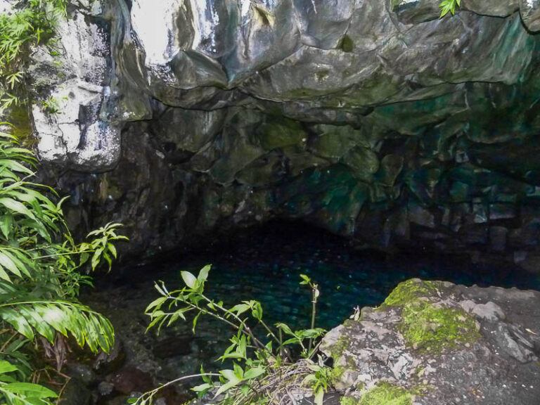 Legend of the Princess Caves at Waianapanapa State Park, Hana, Maui
